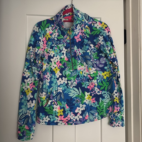 Lilly Pulitzer | Tops | Lilly Pulitzer Melena Upf 5 Popover Borealis ...